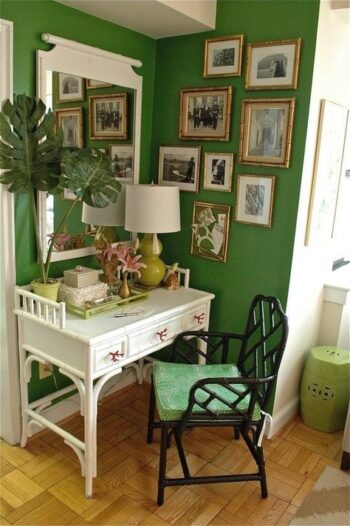 5 Ways to Use Kelly Green Color in Your Home Design - The iambic